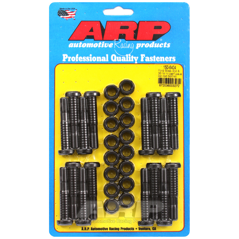 Evasive Motorsports: ARP Rod Bolt Kit - Ford Boss 302-351W hi-perf wave-loc