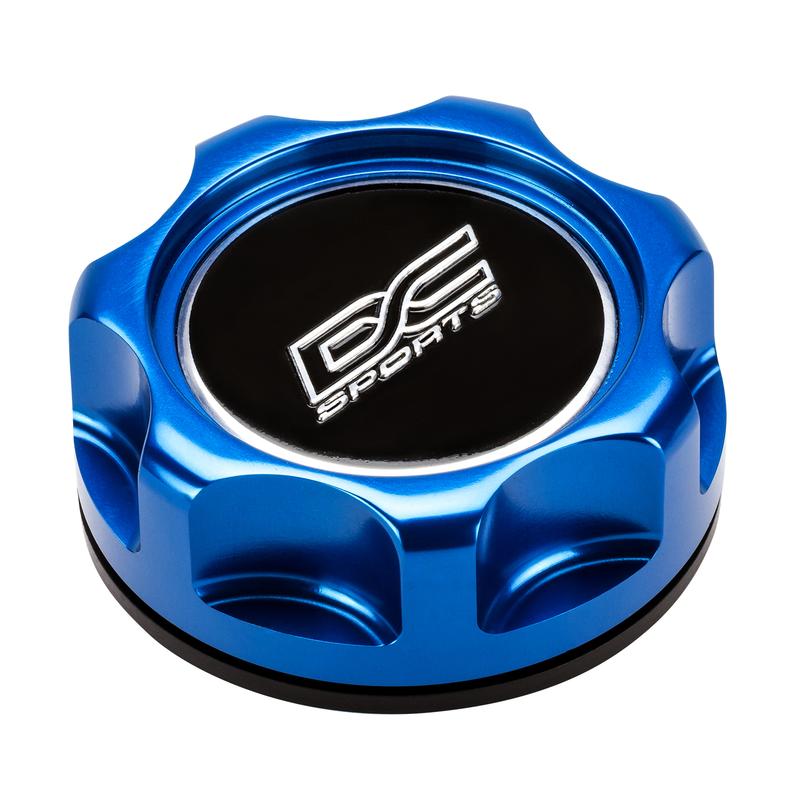 Evasive Motorsports: DC Sports Oil Cap (Blue) - Mazda - M35x4 Thread Pitch