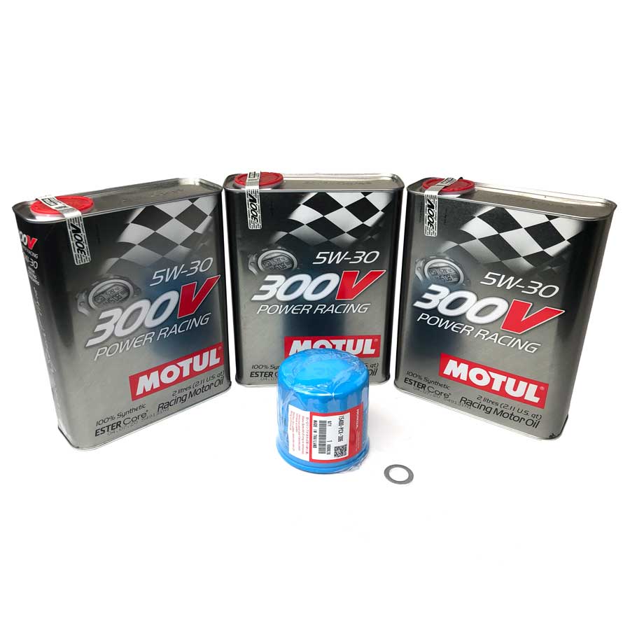 Evasive Motorsports: Evasive Motul 300V 5W30 Oil Change Kit - Honda ...