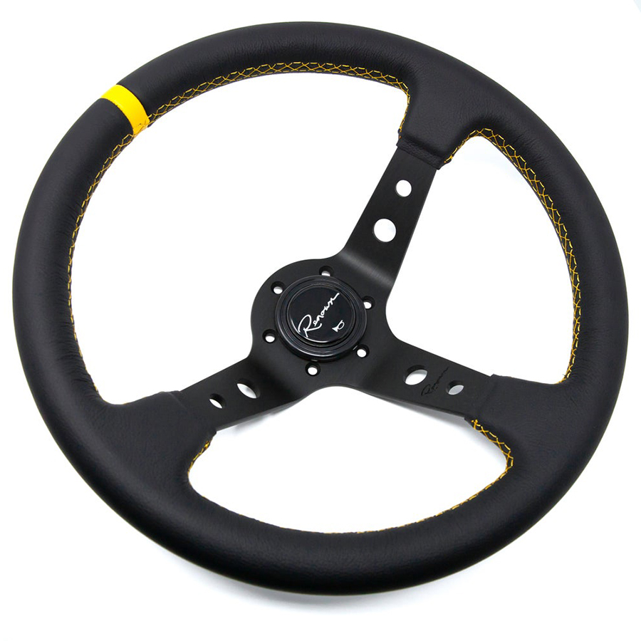 Evasive Motorsports: Renown 100 Dark Competition Steering Wheel - 350mm ...