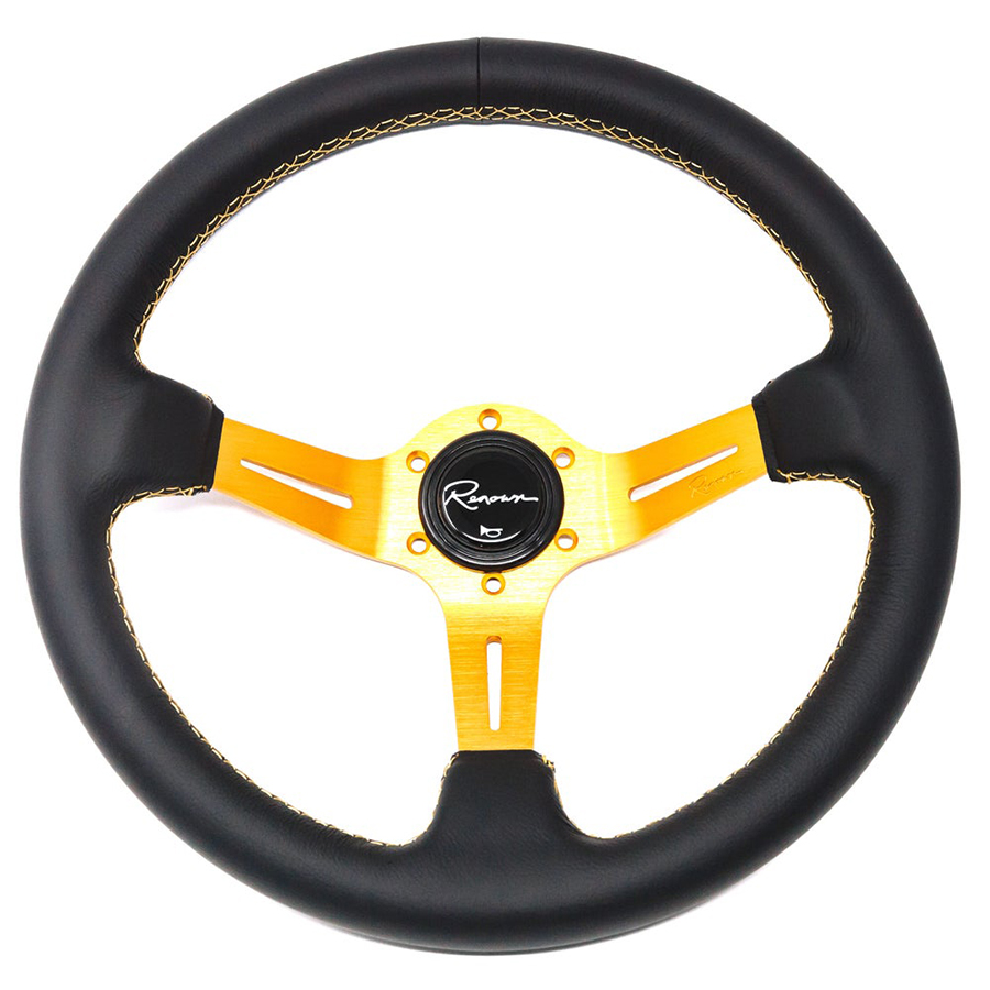 Evasive Motorsports: Renown Chicane Rosso Gold Steering Wheel - 350mm ...
