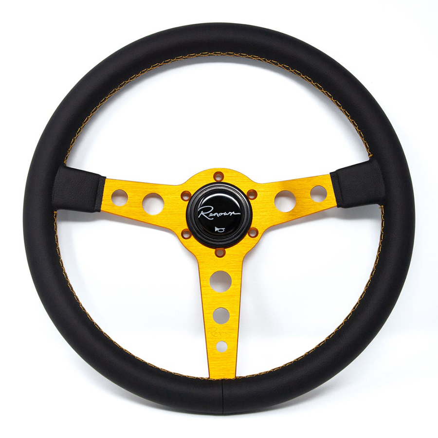 Evasive Motorsports: Renown Monaco Gold Steering Wheel - 350mm / Gold ...