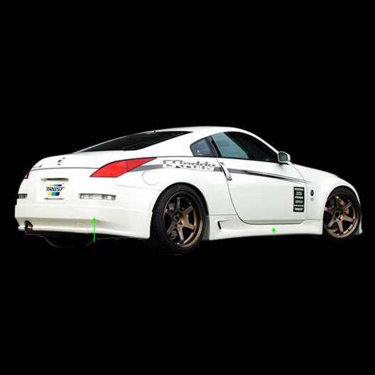 Evasive Motorsports: GReddy Gracer Rear Under Spoiler - Nissan 350Z 03-08