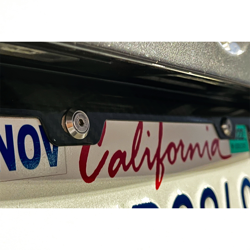 Custom License Plate Bolts Custom Stainless Steel Standard License