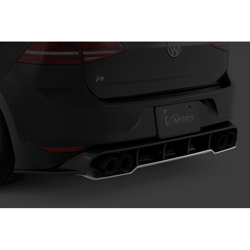 Evasive Motorsports: Varis Rear Under Flap (Carbon) - Volkswagon Golf R ...