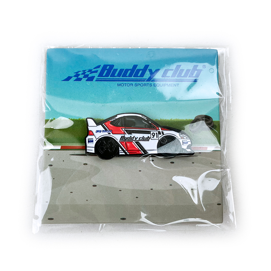Evasive Motorsports: Buddy Club x Leen Customs DC5 Race Car Enamel Pin