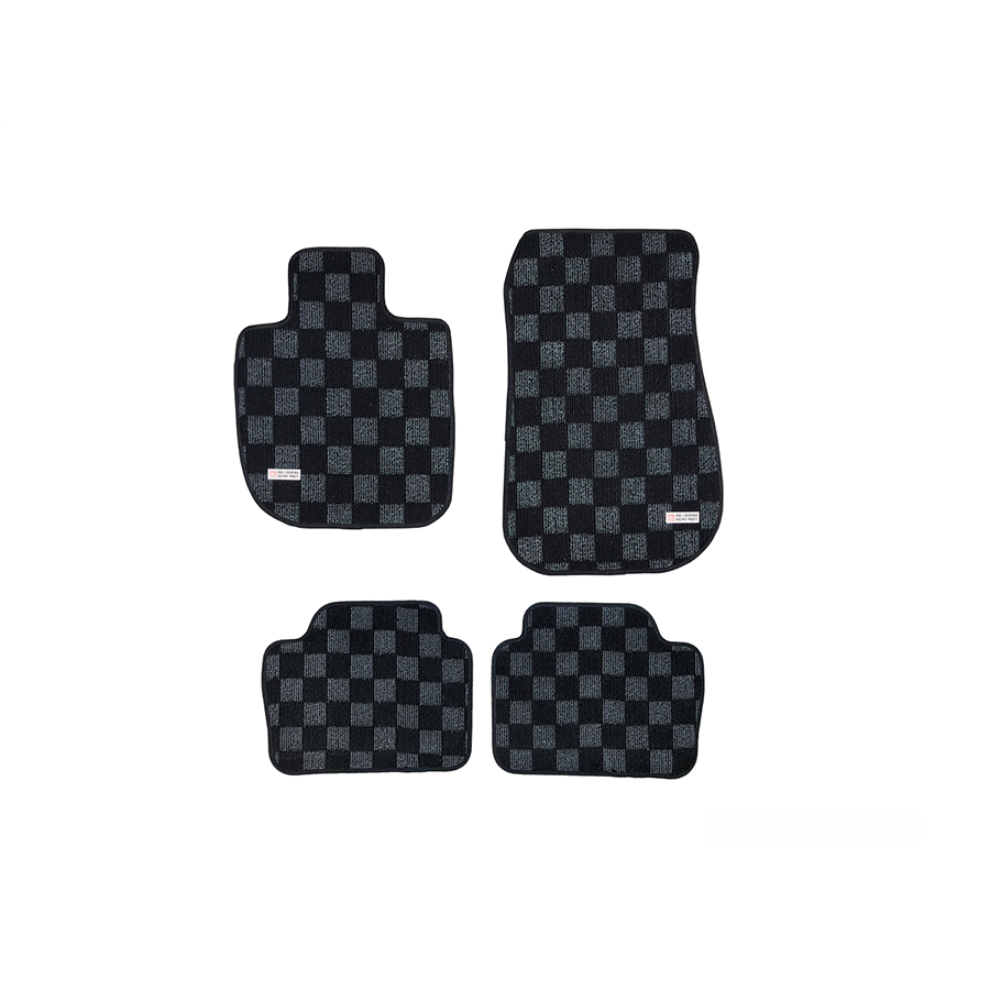 Evasive Motorsports: Phase 2 Motortrend Checkered Race Floor Mats (Dark ...