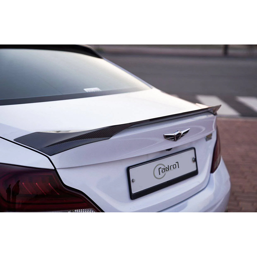 Evasive Motorsports: ADRO Carbon Fiber Trunk Spoiler V2 - Genesis G70 19-21