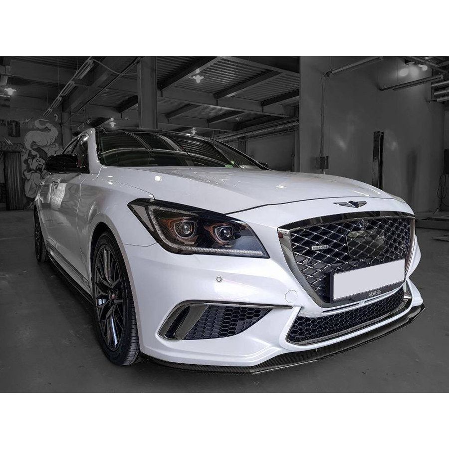 Evasive Motorsports: ADRO Carbon Fiber Front Lip - Genesis G80 16-20