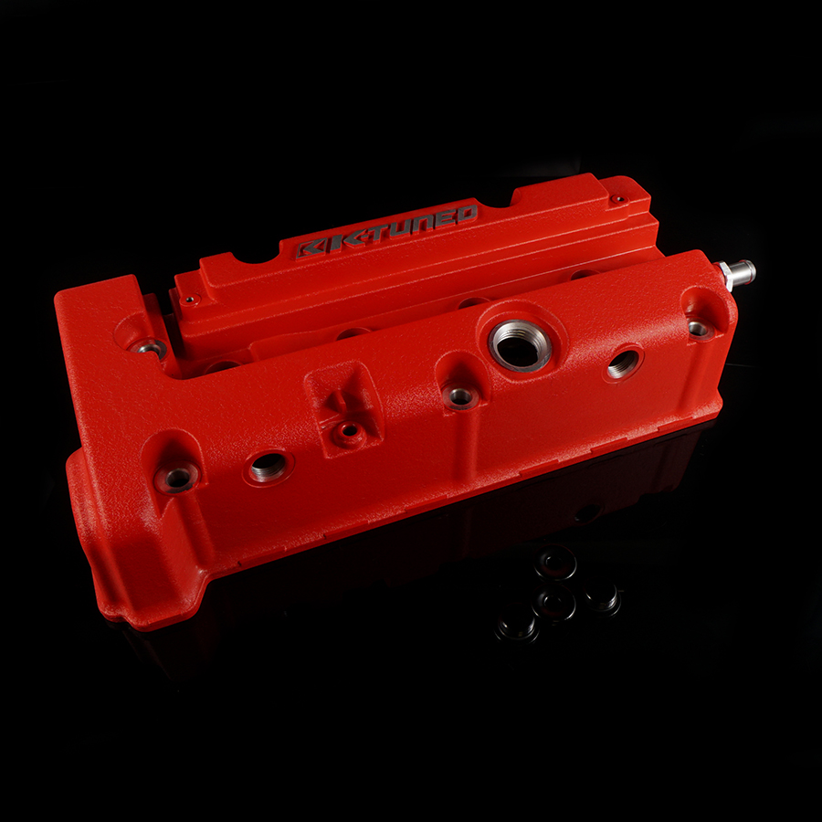 Evasive Motorsports: K-Tuned Vented Valve Cover (Wrinkle Red) - Honda ...
