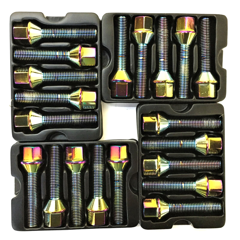 Evasive Motorsports: Mevius Lug Bolts (Set of 20) - 50mm Length / 12x1 ...