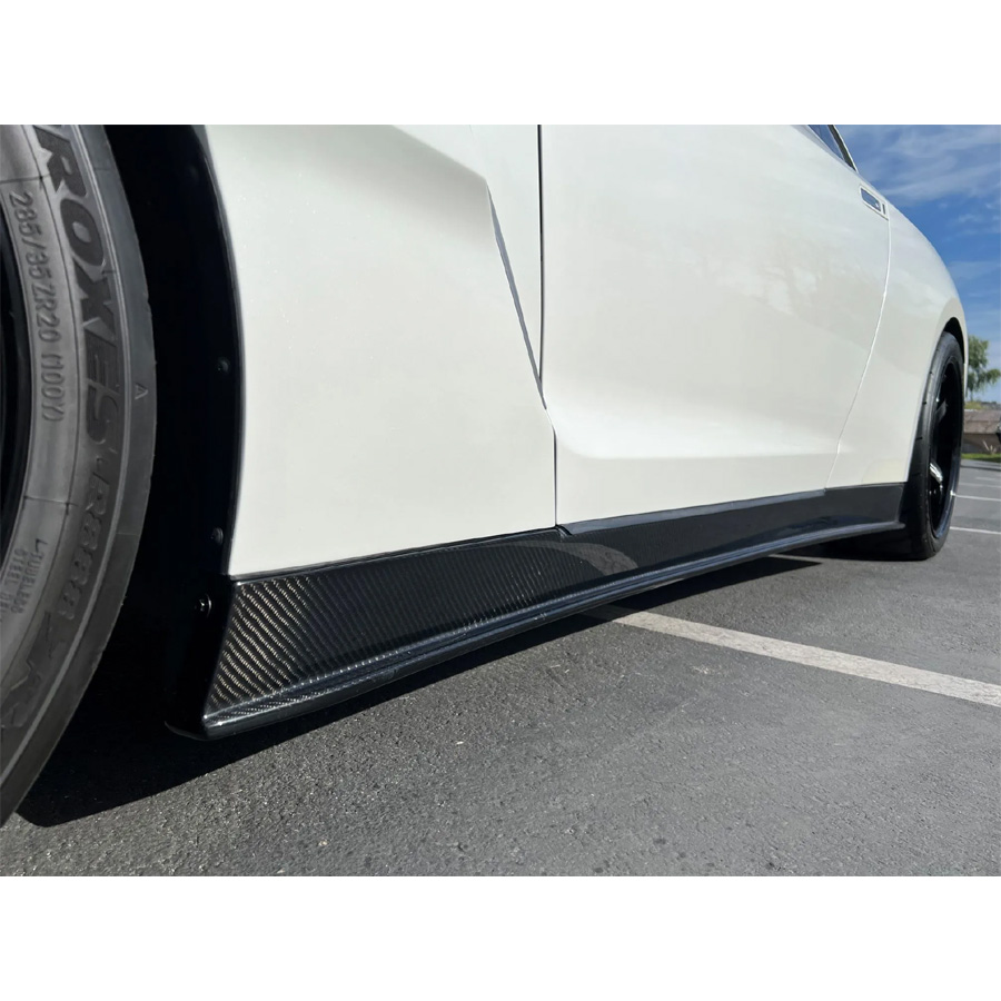 Evasive Motorsports: N-Tune Spec T Side Skirts (Carbon Fiber) - Nissan ...