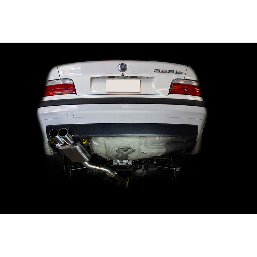 Evasive Motorsports ISR Performance Series II MBSE Catback Exhaust System Resonated BMW 3 Series E36