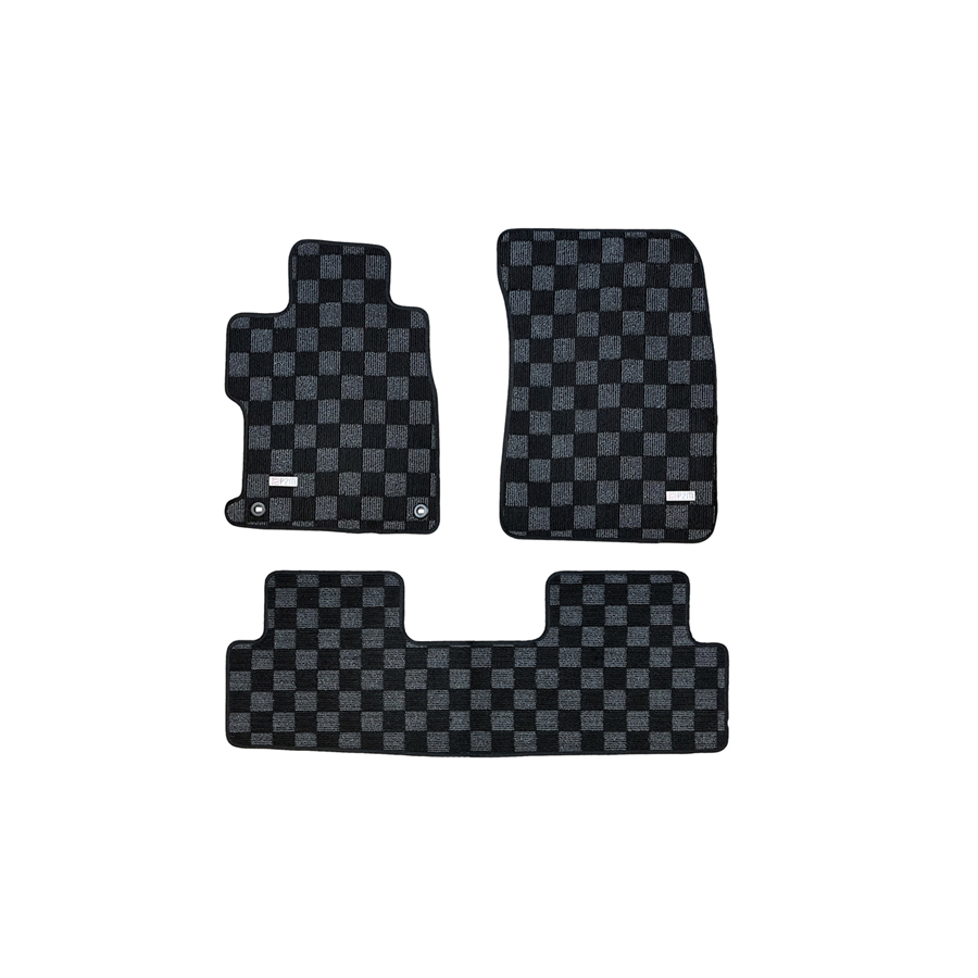 Evasive Motorsports: Phase 2 Motortrend Checkered Race Floor Mats (Dark ...
