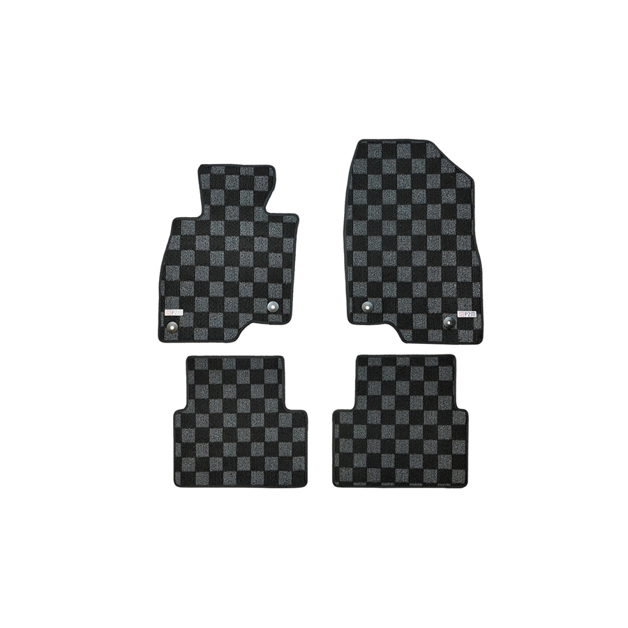 Evasive Motorsports: Phase 2 Motortrend Checkered Race Floor Mats (Dark ...
