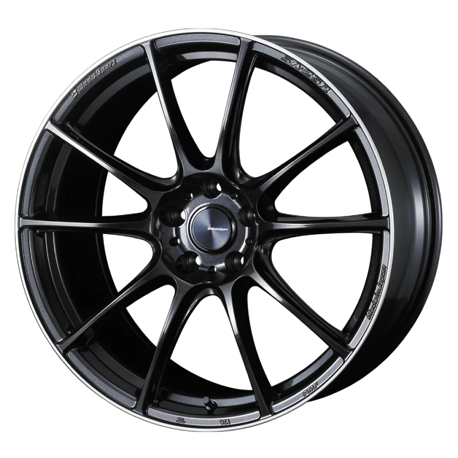 Evasive Motorsports: WedsSport SA-25R Wheel - 19x8.5 / Offset +45 / 5x112 (Metal Black)