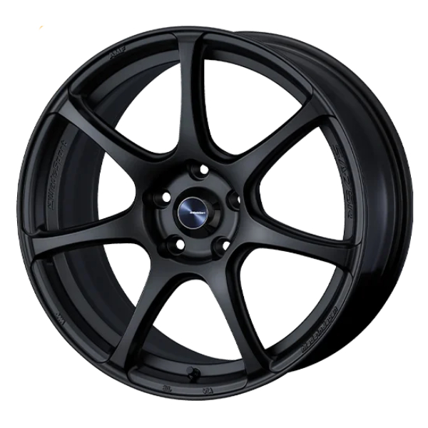 Evasive Motorsports: WedsSport SA-75R Wheel (Face M) - 18x8.5 / Offset +35 / 5x114.3 (Matte Black)