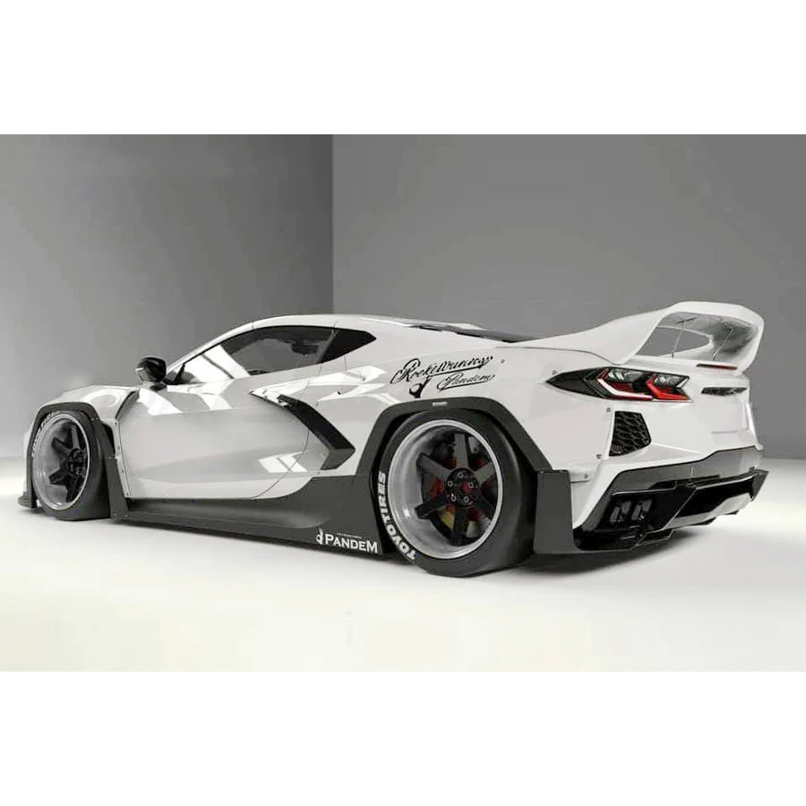 Evasive Motorsports: Pandem Rear Fenders - Chevrolet Corvette C8 Coupe ...