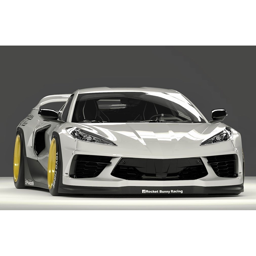 Evasive Motorsports: Pandem Front Fenders - Chevrolet Corvette C8 Coupe ...