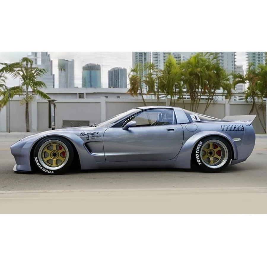 Evasive Motorsports: Pandem Side Skirts - Chevrolet Corvette C5 97-04