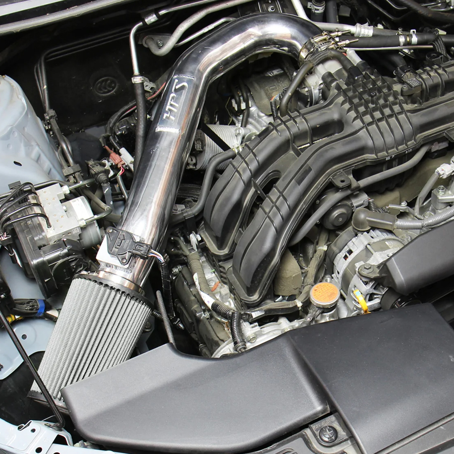 Evasive Motorsports HPS Performance Shortram Air Intake Kit Polished Subaru Crosstrek 2.0L H4 Non Turbo 18 21
