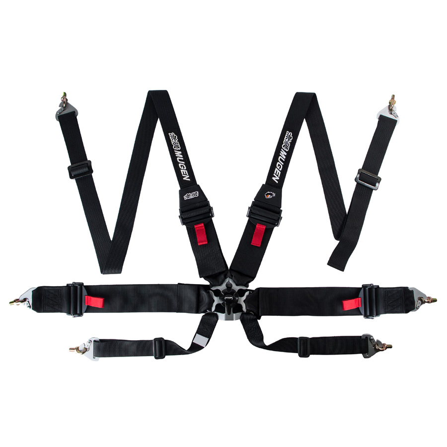 Evasive Motorsports: Mugen 6 Point Harness - Black (Snap)