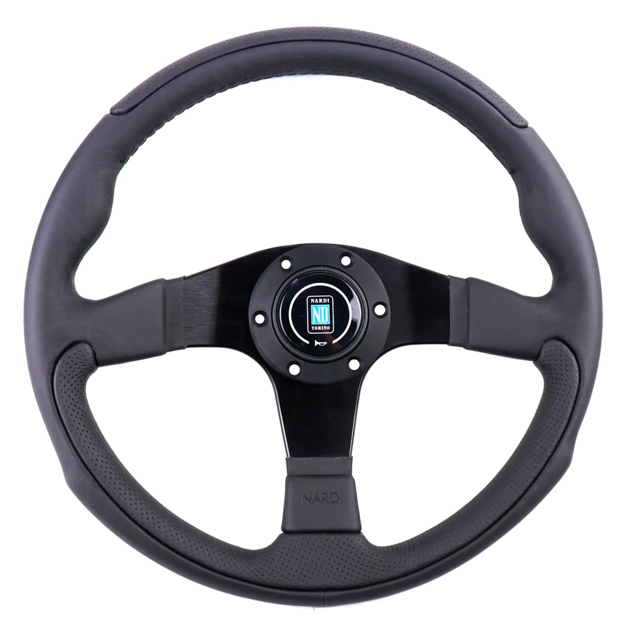 Evasive Motorsports: Nardi Leader Steering Wheel - 350mm (Black Leather ...