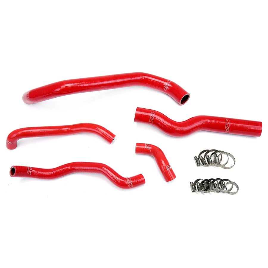 Evasive Motorsports: HPS Silicone Radiator and Heater Hose Kit (Red ...