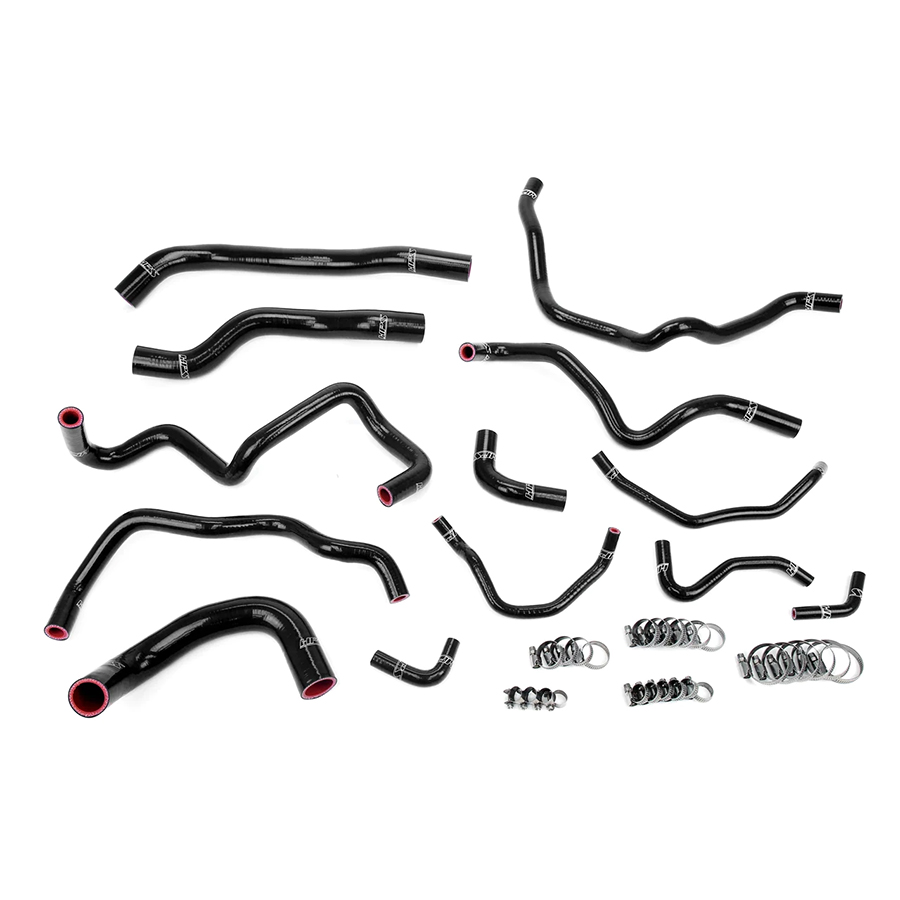 Evasive Motorsports: HPS Silicone Radiator and Heater Hose Kit (Black ...