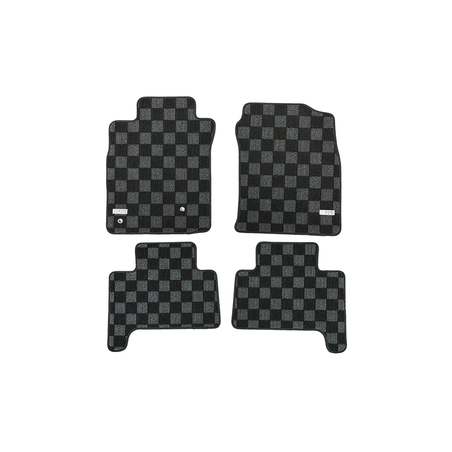 Evasive Motorsports: Phase 2 Motortrend Checkered Race Floor Mats (Dark ...