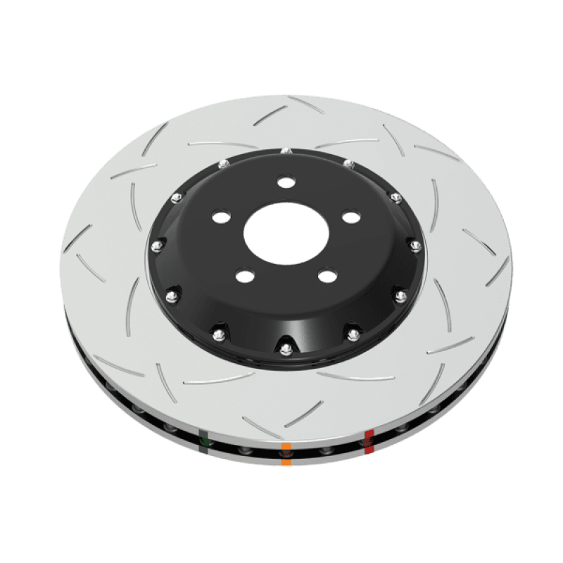 Evasive Motorsports: DBA 5000 Series T3 2 Piece Slotted Rotor (Rear) - Tesla Model 3 17-23