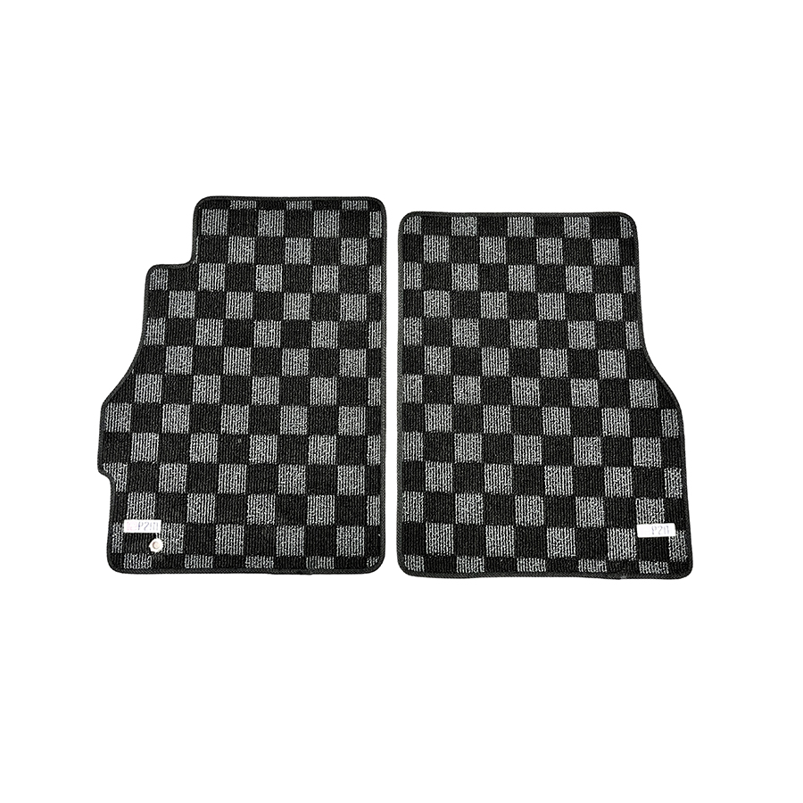 Evasive Motorsports: Phase 2 Motortrend Checkered Race Floor Mats (Dark ...