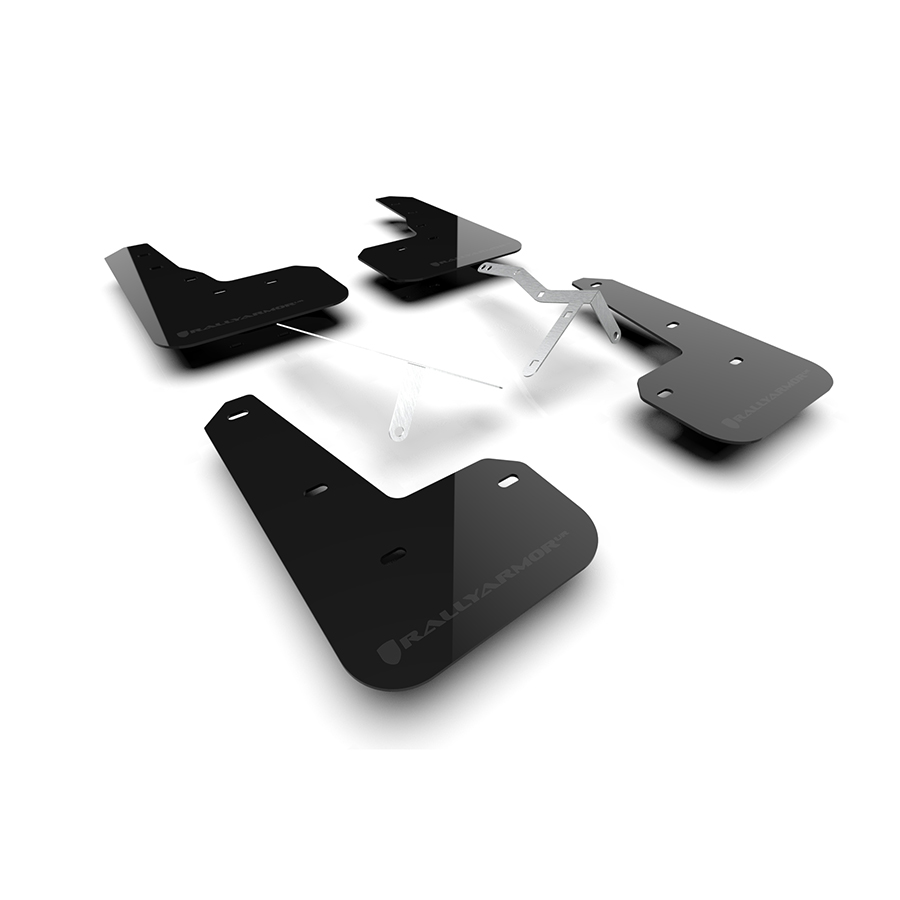 Evasive Motorsports: Rally Armor Urethane Mud Flaps (Black / Dark Grey ...