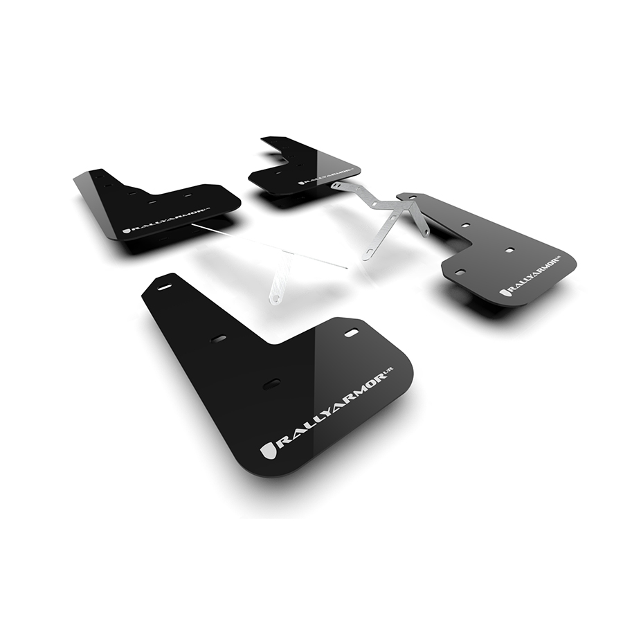 Evasive Motorsports: Rally Armor Urethane Mud Flaps (Black / White Logo ...