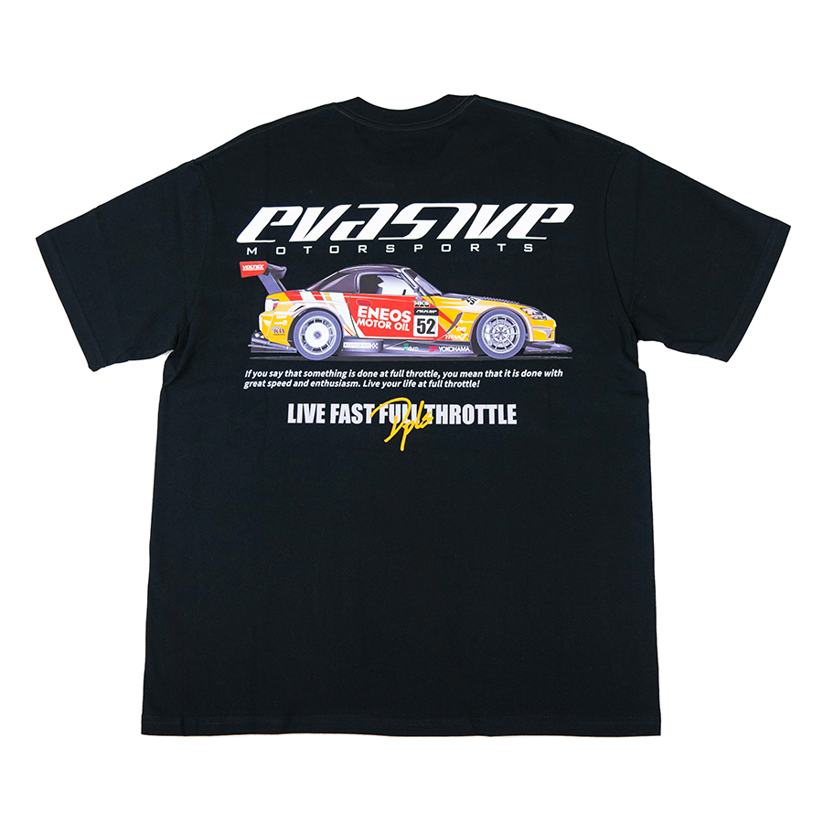 Evasive Motorsports: DPLS x Evasive Motorsports S2000RS Tee - Black