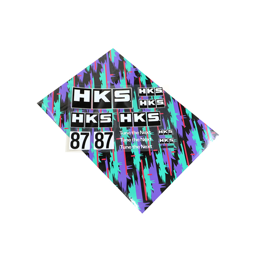 Evasive Motorsports: HKS Multi Sticker Sheet Oil Color - Size A4