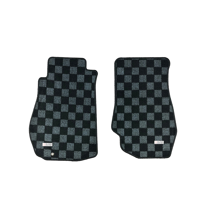 Evasive Motorsports: Phase 2 Motortrend Checkered Race Floor Mats (Dark ...