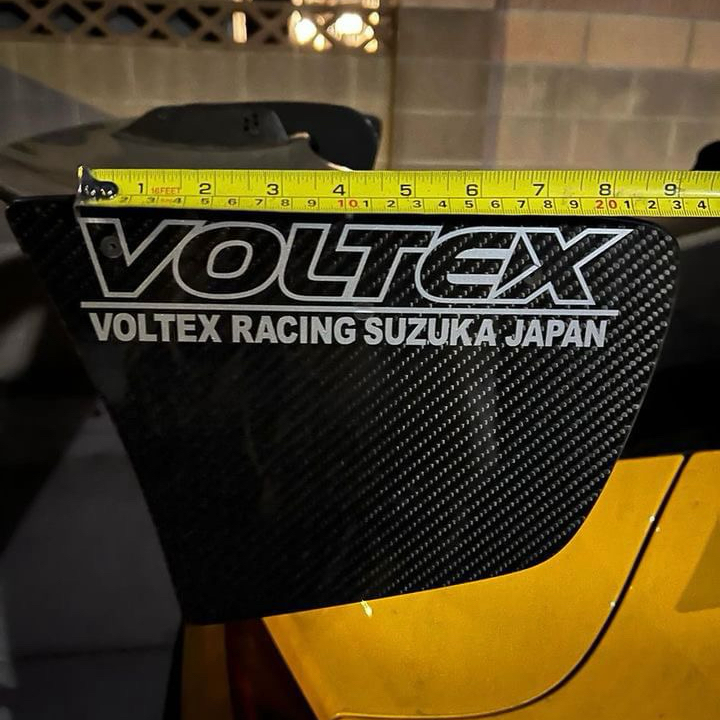 Evasive Motorsports: Voltex Logo Outline Decal - 8.25" x 2.0"