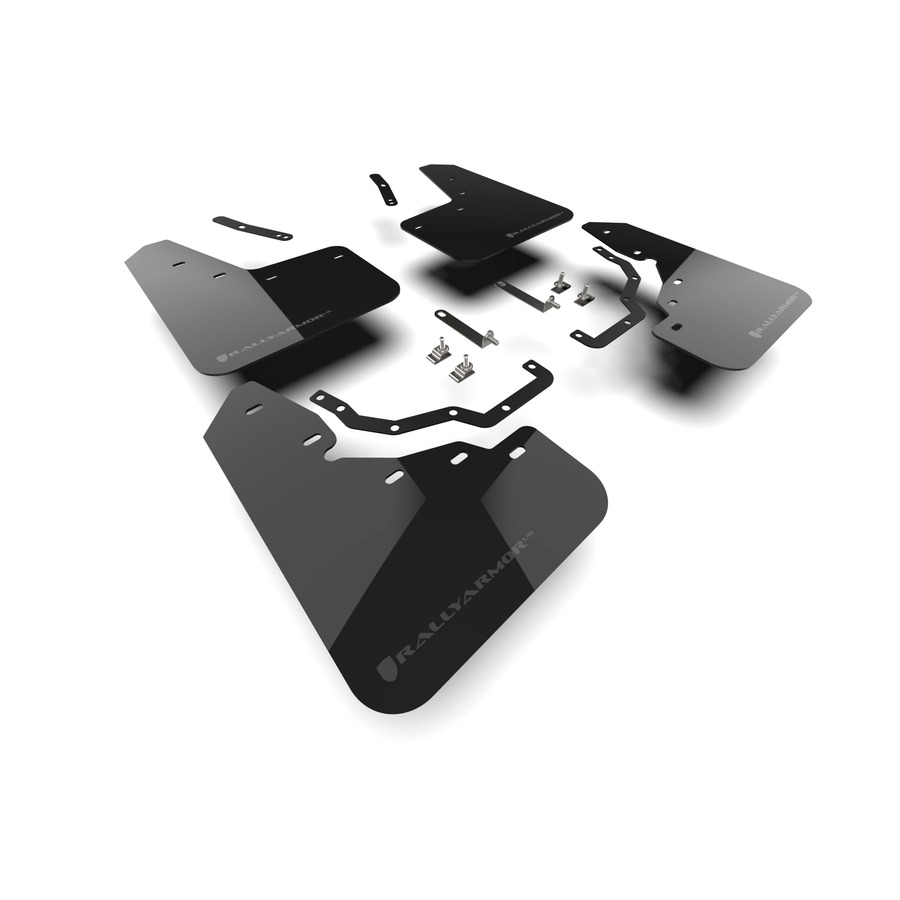 Evasive Motorsports: Rally Armor Urethane Mud Flaps (Black / Dark Grey ...