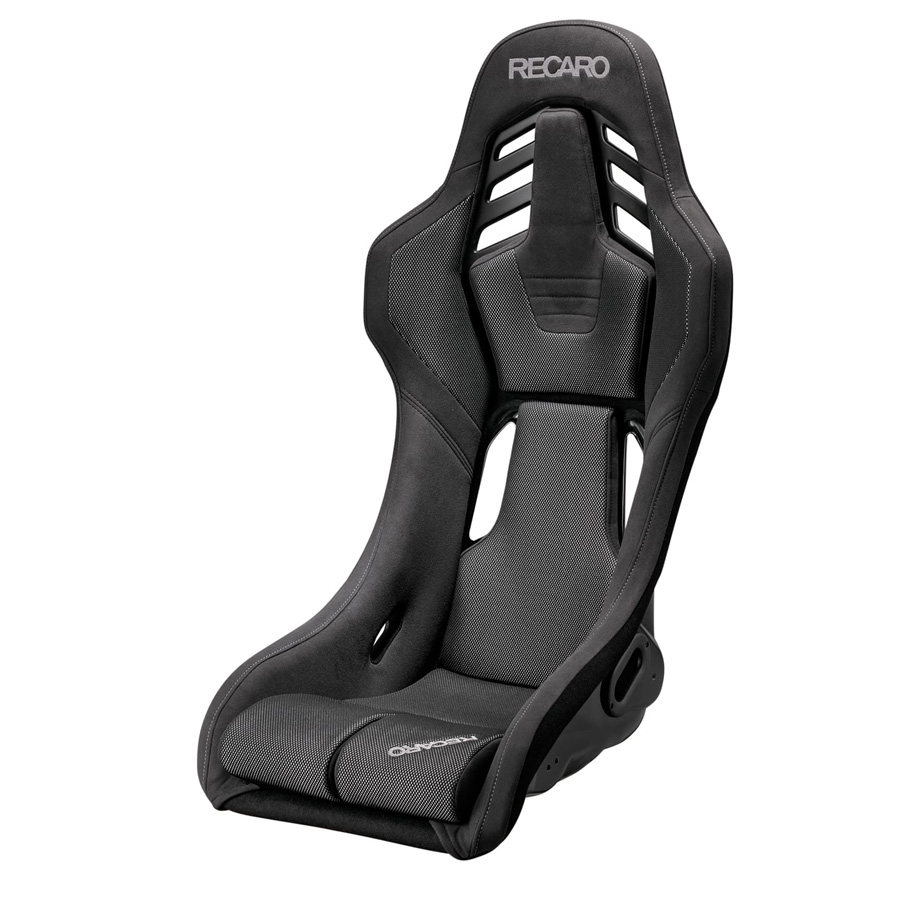 Evasive Motorsports: Recaro RSS BK Seat (Standard / FRP) - Kamui Black / Brilliant Mesh Silver