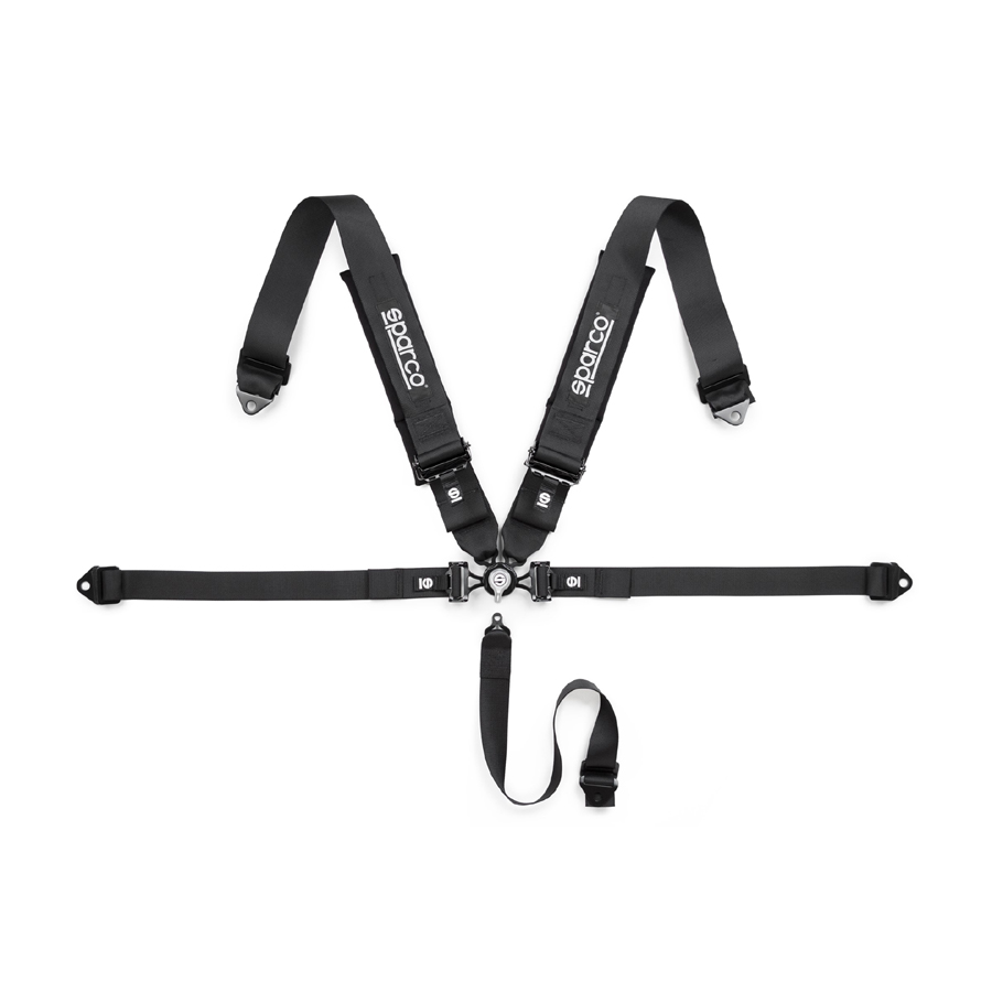 Evasive Motorsports: Sparco Club H-4R 3 inch Harness - 5 Point / Black