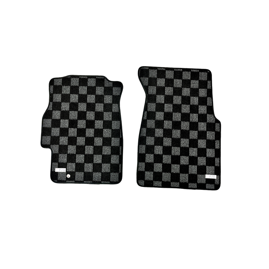 Evasive Motorsports: Phase 2 Motortrend Checkered Race Floor Mats (Dark ...