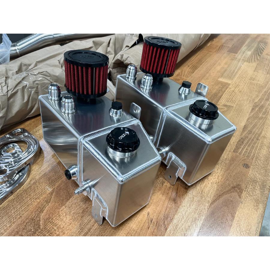 Evasive Motorsports: Origin Fabrication Oil Catch and Coolant Combo ...