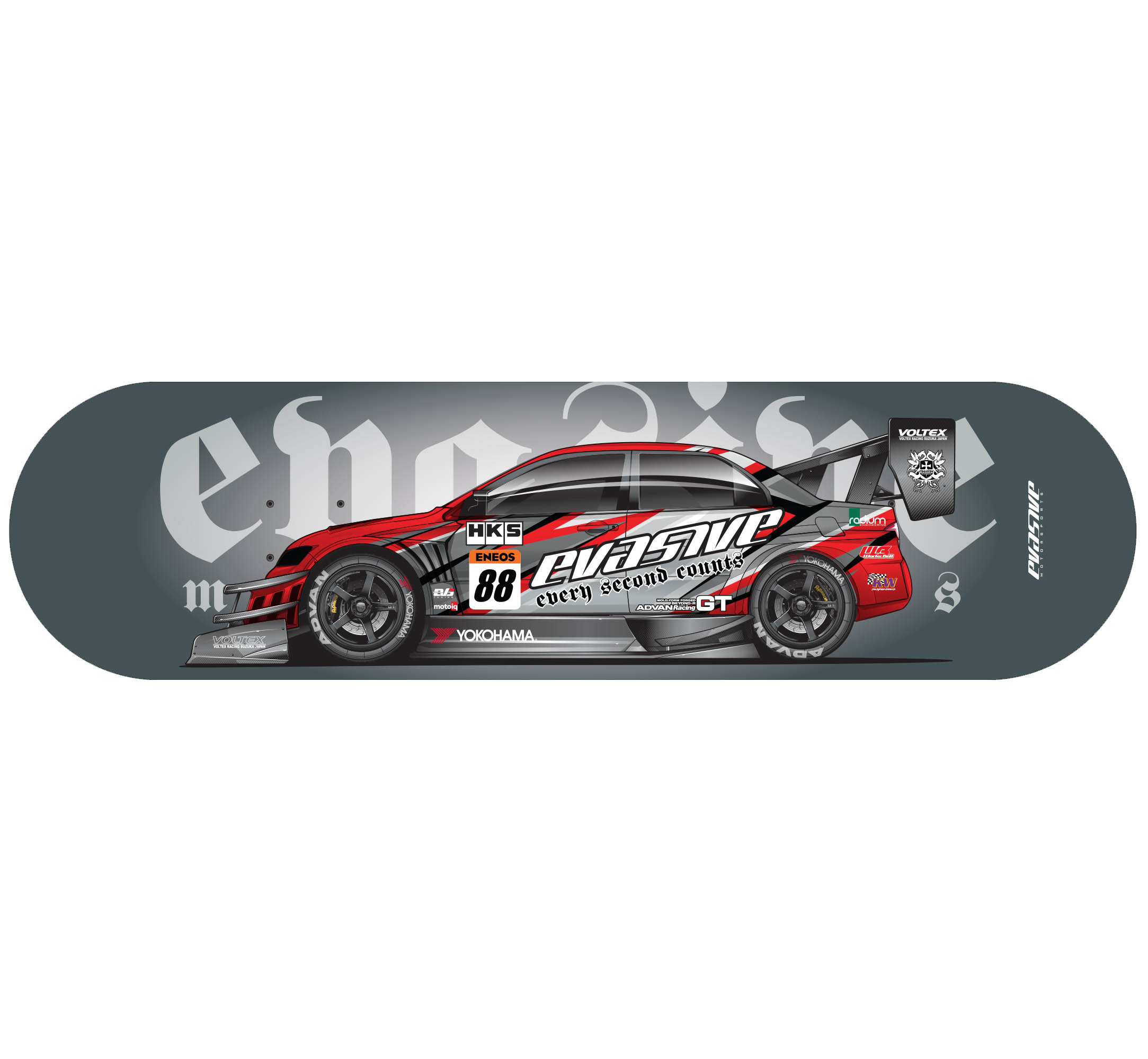 Evasive Motorsports: Evasive EVO V.2 Time Attack Skate Deck