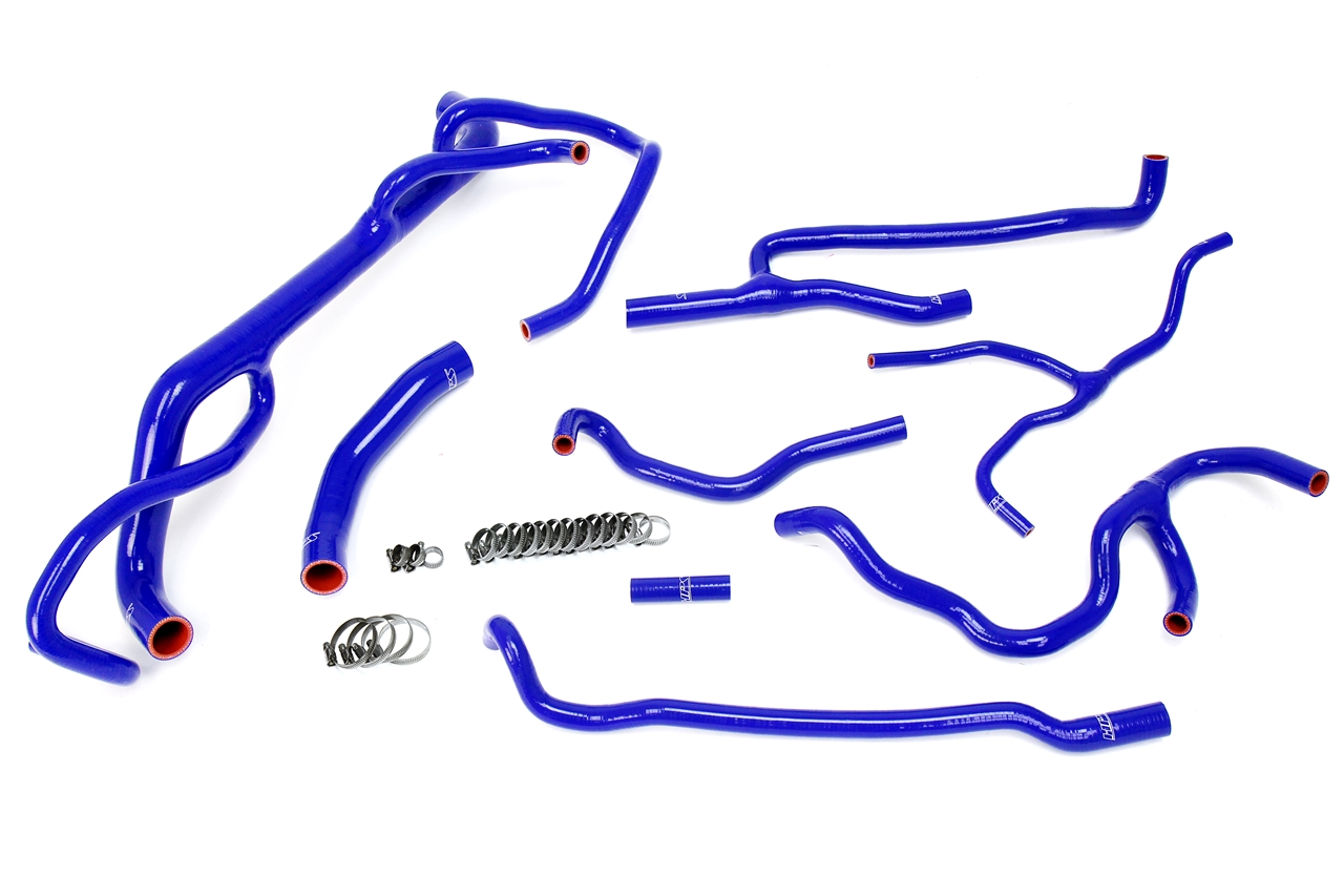 Evasive Motorsports: HPS Radiator + Heater Hose (Blue) - Chevy Camaro 16-17