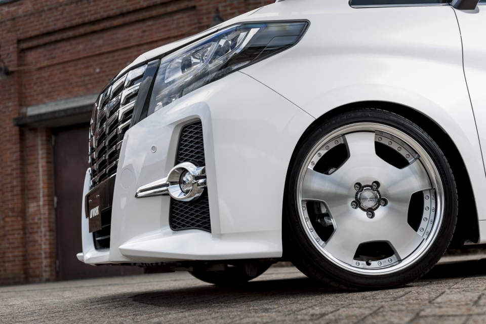 WORK Lanvec LM7 O Disk 19インチ 2ピース 19 X 7.5J +50 5穴 114.3 ブリヂストン ALENZA アレンザ LX100 サマータイヤ 235 ...