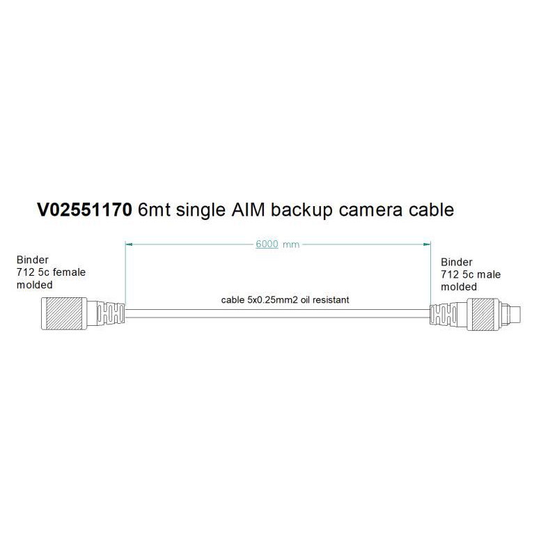 Evasive Motorsports: AiM Sports Single Mirror Camera Patch Cable