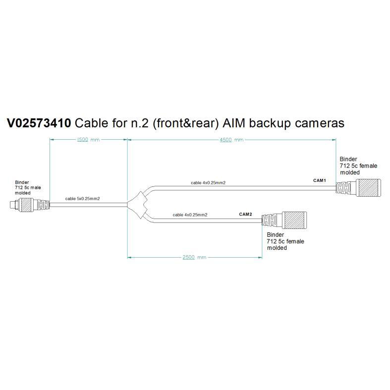Evasive Motorsports: AiM Sports Double Mirror Camera Patch Cable