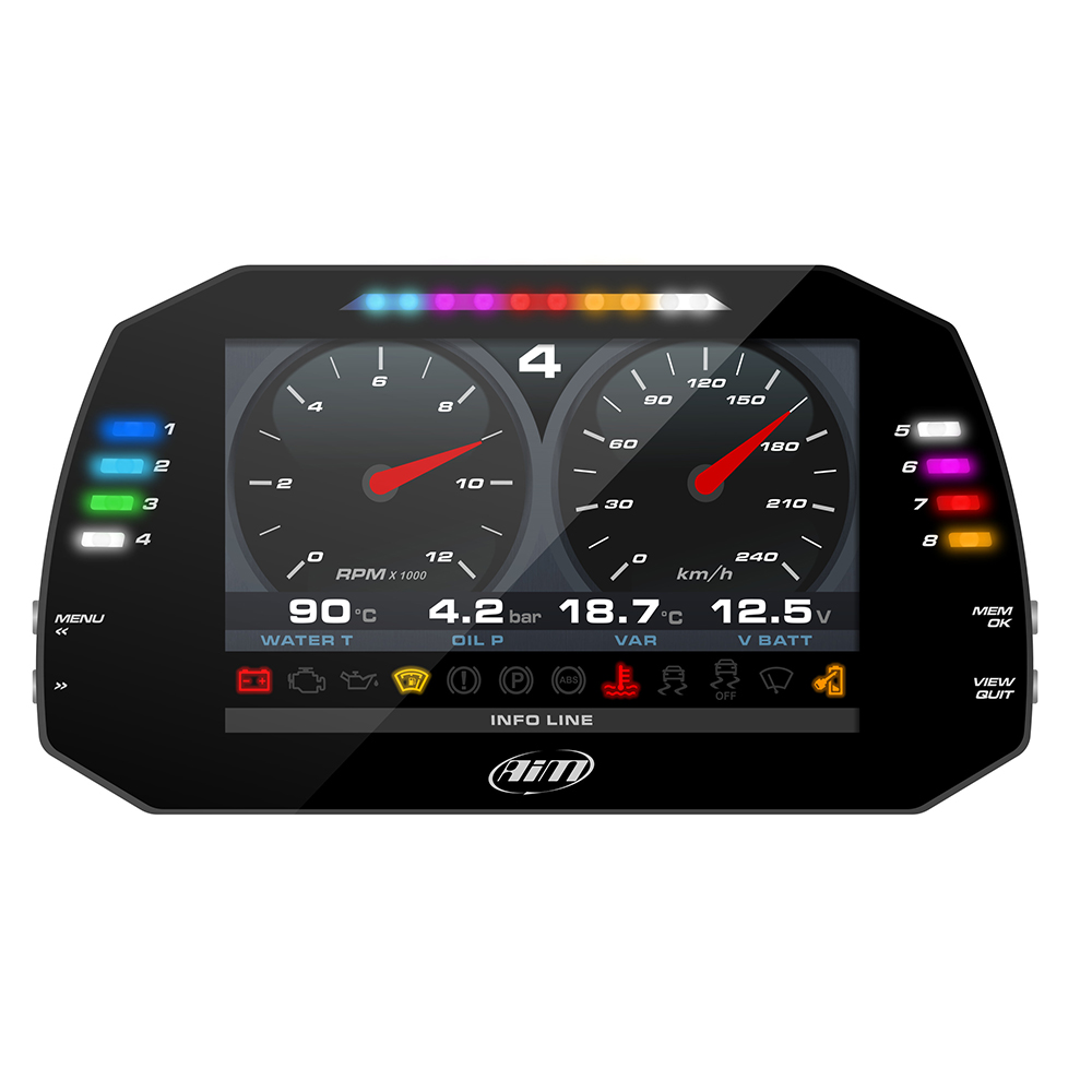 Evasive Motorsports: AiM Sports MXG 1.3 Strada Dash Display