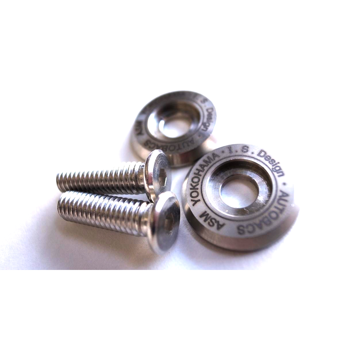 Evasive Motorsports: ASM License Plate Bolts (Stainless Steel) - Pair
